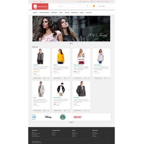 Opencart Free Opencart 2 0 Template