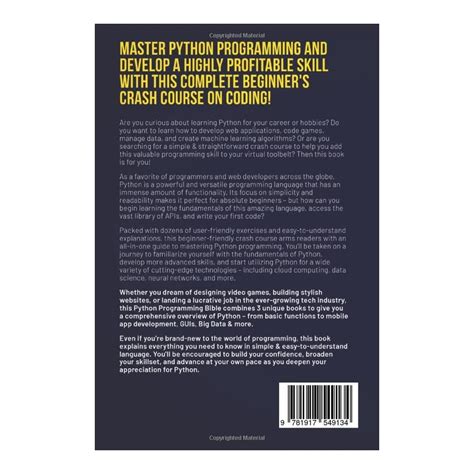 Python Programming Bible 3 In 1 The Complete Philippines Ubuy