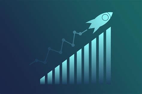 Gráfico De Negócios Com Ilustração Em Vetor De Conceito De Sucesso De
