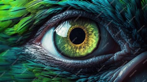 Premium Photo A Close Up Of A Birds Eye