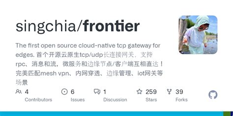 GitHub singchia frontier The first open source cloud native tcp gateway for edges 首个开源云原生tcp