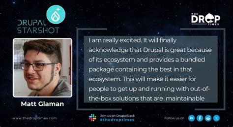 The Drop Times On Linkedin Drupalstarshot Thoughtsonstarshot Drupal