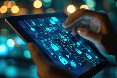 Premium Photo Protecting Personal Data On Tablet Cyber Security Services