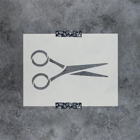 Scissors Stencil Scissors Stencils For Crafts Mylar Scissors Stencil