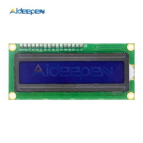 Iici2c Serial Interface 1602 16x2 Character Lcd Backlight Module Blue