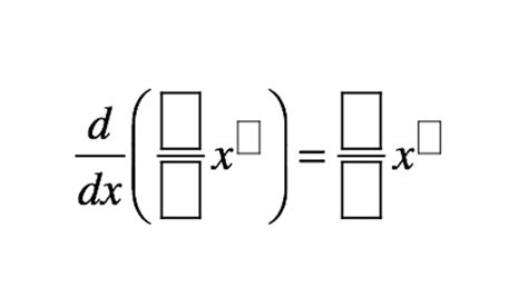Derivative Power Rule Open Middle®