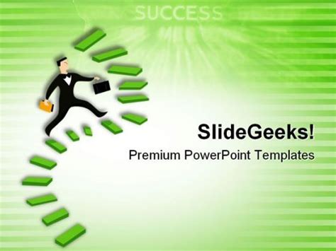 Success Ladder Business PowerPoint Templates And PowerPoint Backgrounds