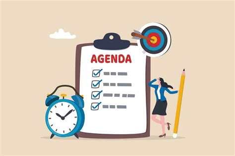 Meeting Agenda Priority Important Task For Discussion Objective Or