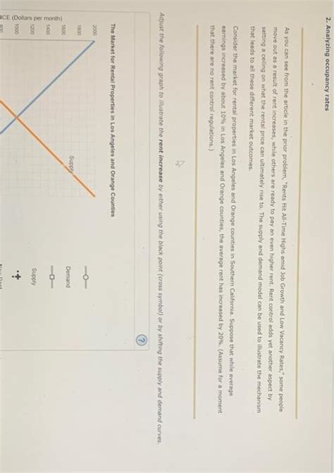 Solved 2 Analyzing Occupancy Rates As You Can See From The