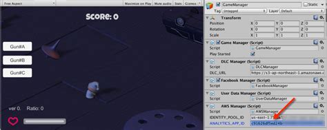 AWS Unity SDK 로 간단한 게임 구현하기 Amazon Web Services 한국 블로그