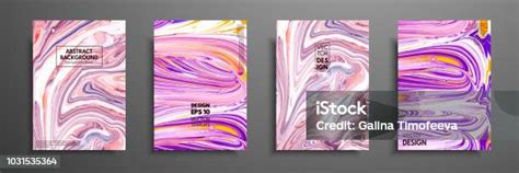 손으로 그린 아크릴 만든 텍스처에 의해 카드의 컬렉션 액체 다채로운 짜임새입니다 유체 예술입니다 추상 그림 서식 파일이입니다