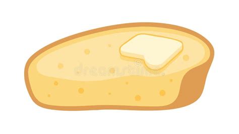 Buttered Bread Slice Breakfast Food Simple Meal Bakery Item Comfort