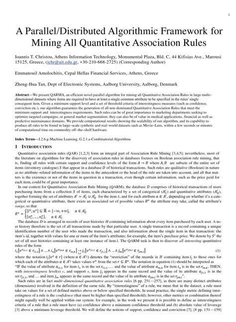 A Paralleldistributed Algorithmic Framework For Mining All