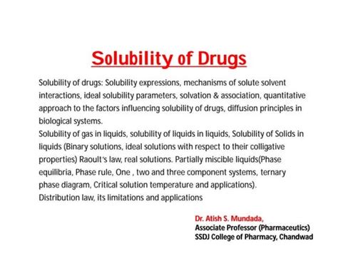 Introduction Of Solubilty Solubility Expression Solute Solvent