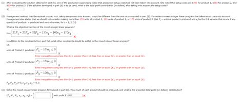 Solved A Formulate A Linear Programming Model For Solved A Formulate A Linear Programming Model For