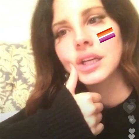 Lana Del Rey Lesbian Icon Lipstick Lesbian Lesbian Lesbian Flag