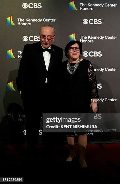 Us Senate Majority Leader Chuck Schumer And His Wife Iris Weinshall