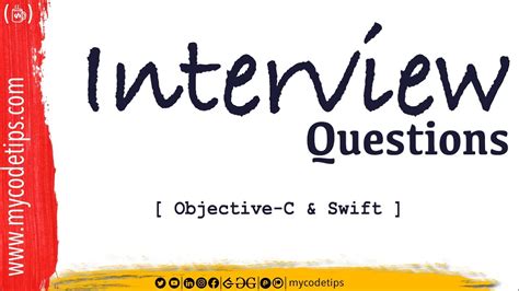 Swift Objective C Interview Questions P1 Interview Series