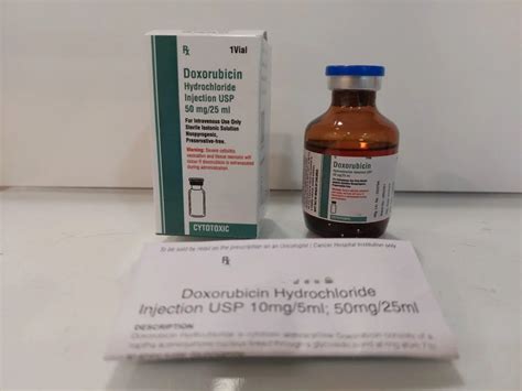 Anti Cancer Medicines Doxorubicin Hydrochloride Injection 50 Mg At Best Price In Vadodara