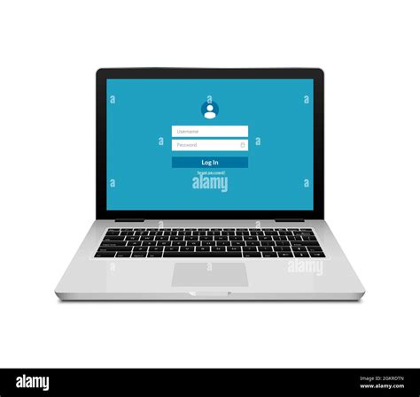 Laptop Login Password On Lock Screen Computer Security Protection