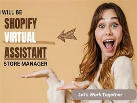Shopify Virtual Assistant Shopify Store Management Virtual Assistant