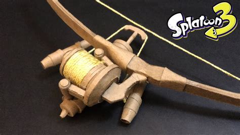 Making A Paper Bow From Splatoon 3 New Weapon Youtube
