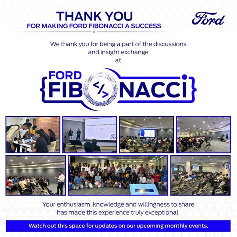 Ford Motor Company On Linkedin Great Turnout At The Ford Fibonacci Event In Chennai India