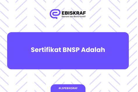 Cara Cek Sertifikat Bnsp Online Dan Offline Blog Lsp Ebiskraf