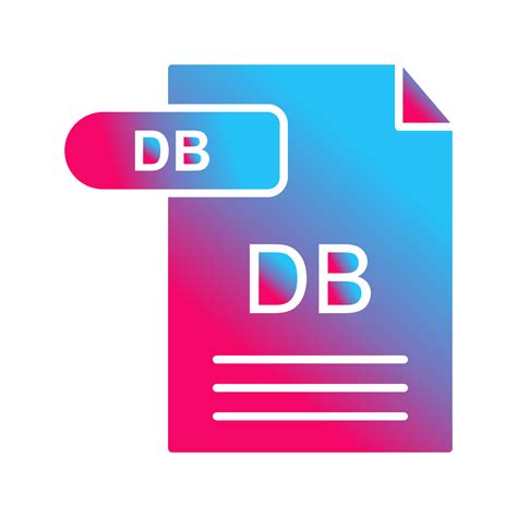 Db Vector Icon 19777192 Vector Art At Vecteezy