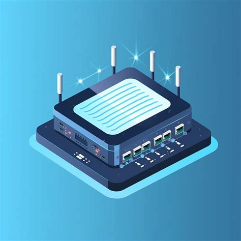 Premium Photo Versatile Design Isometric Router Icon