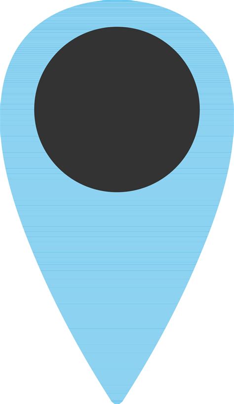 Blue Map Pointer In Flat Style 24371231 Vector Art At Vecteezy