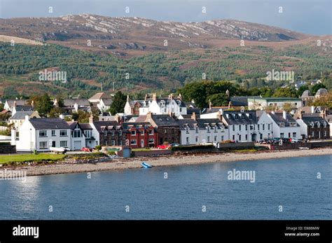The Small Town And Ferry Port Of Ullapool On The North West Coast Of