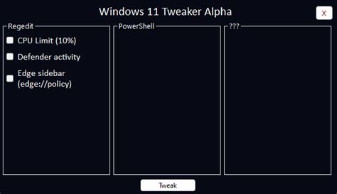 Github Shirgaboka Win11 Tweaker Windows 11 Tweaker