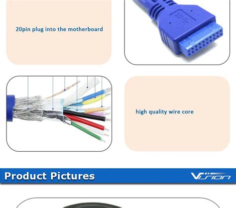 Usb 3 0 Back Panel Expansion Bracket To 20 Pin Header Cable 2 Ports
