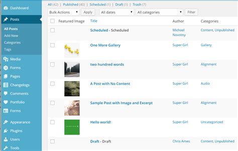 Add A Featured Image Column To Wordpress