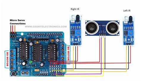 Make Arduino Human Following Robot Geekyelectronics