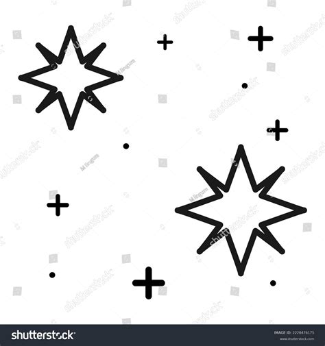 Vector Abstract Star Icon Stock Vector Royalty Free 2228476175