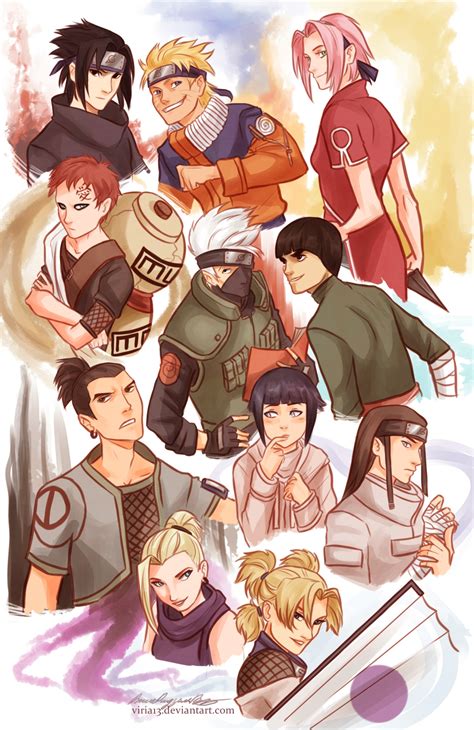 Drawings Of Naruto Characters At Katie Kendall Blog