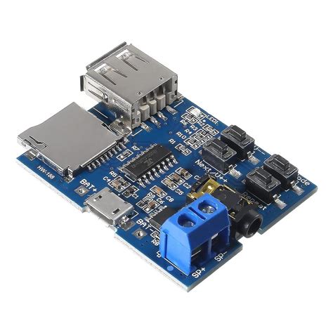 Thinkstar 8pcs Mp3 Decoder Player Module Tf Card U Disk Play With Audio Amplifier Audio Decoding