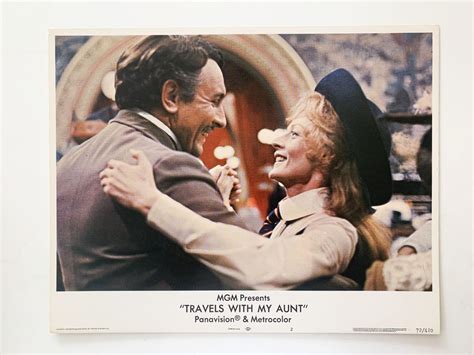 Travels With My Aunt Original 1972 Vintage Lobby Card