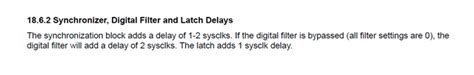 Tms320f280049c How Much Hw Delay Using The Cmpssfilter C2000 Microcontrollers Forum