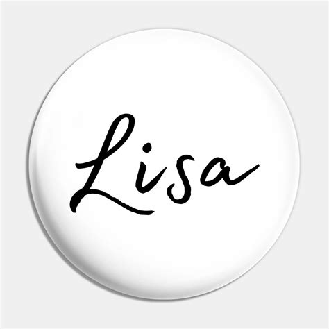 Lisa Name Calligraphy By Word Minimalism Lisa Name Lisa Names