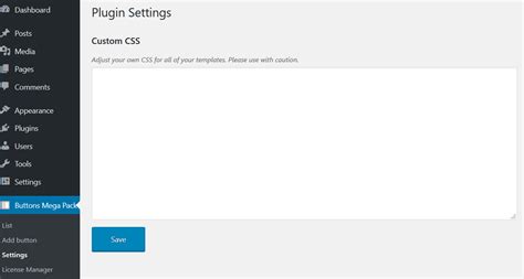 Plugin Settings Buttons Mega Pack Pro