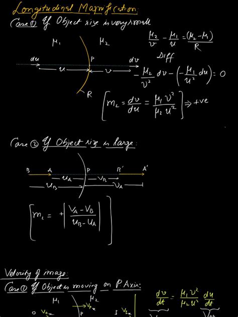 Geometrical Optics L 15 Class Notes Lens Pdf