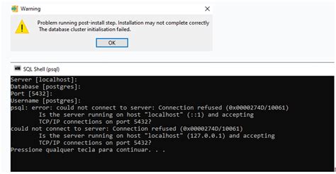 Erro De Instalação Do Postgresql Postgresql Alura Cursos Online De Tecnologia