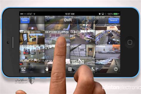 لیست نرم افزار انتقال تصویر دوربین مدار بسته بر روی موبایل