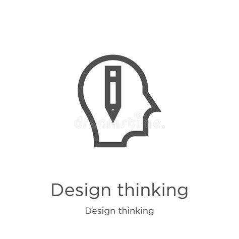 Thinking Icon Vector From Human Mind Collection Thin Line Thinking