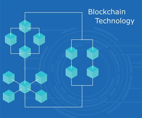 Digital Geometric Tech Cube Blockchain Technology Background Connected With Lines 11494442