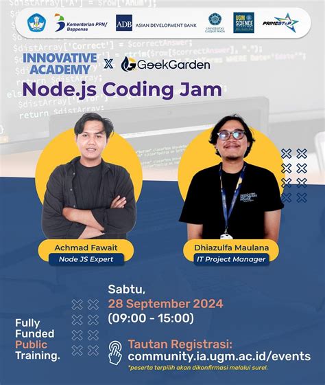 Geekgarden On Linkedin Nodejam Pelatihan Programmer Nodejs Codingjam