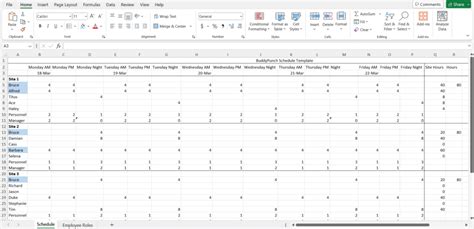 How To Make A Work Schedule In Excel In 10 Steps A Better Alternative
